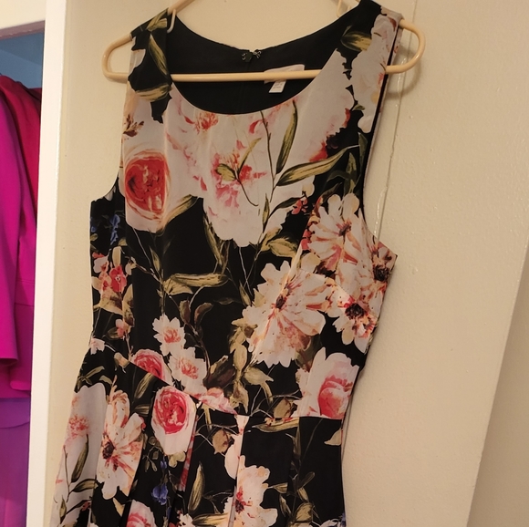 New York & Company | Dresses | New York Company Fit And Flare Colorful ...